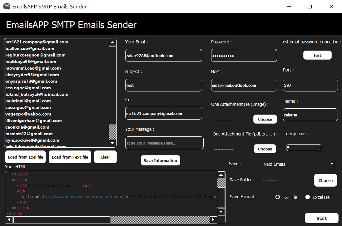 Emailer Bulk Pro SMTP Sender by ZakaSoftware | CodeCanyon